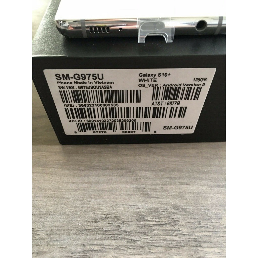 Samsung Galaxy S10 Plus SM-G975F Dual-Sim 128GB RAM 8GB OVP Prism White ...