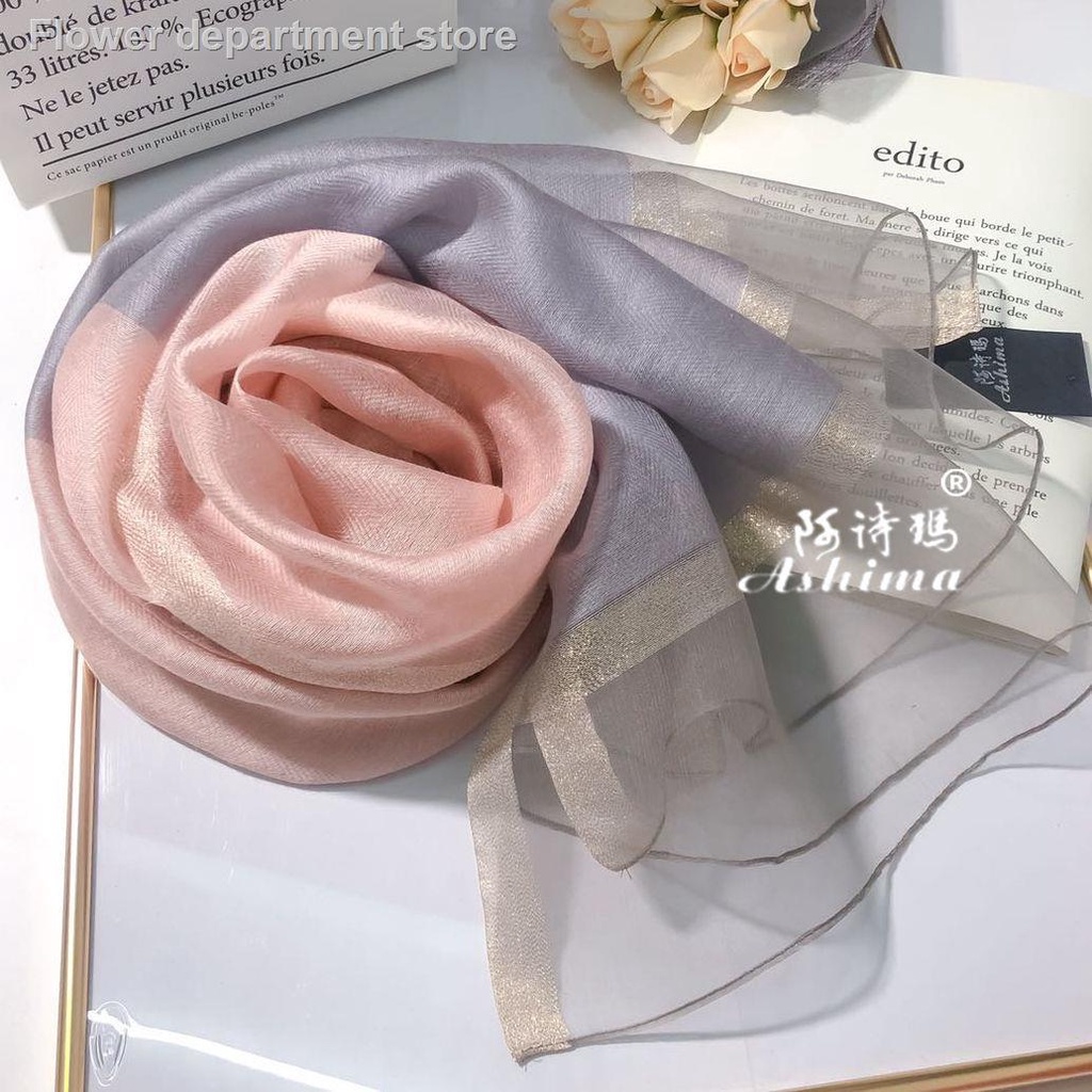 Hot saleâ ¡â Silk scarves women s long high-end mulberry silk scarf new ...