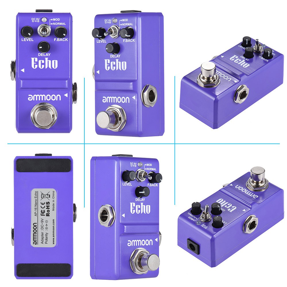 Ammoon Nano Series เอฟเฟคกีตาร์อลูมิเนียมอัลลอยด์ - gamedada.th - ThaiPick