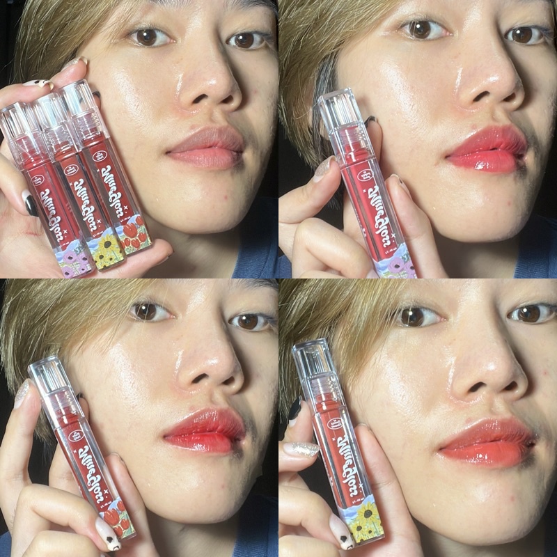 11.1 ส่งฟรี พร้อมส่ง Box set Mine Gloss gvana มายกลอส ลิปกลอสดอกไม้ ลิป ...