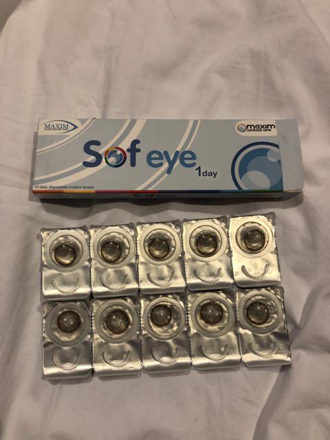 Maxim Sof eye 1 Day Colors คอนแทคเลนส์สี รายวัน ( 5 คู่ 10 ชิ้น ) | Shopee Thailand