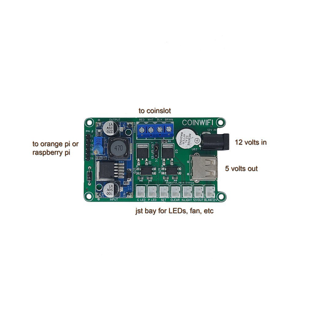 COINWIFI Universal Custom Board (AdoPiSoft, LPB, WiFi ng Bayan, PisoFi ...
