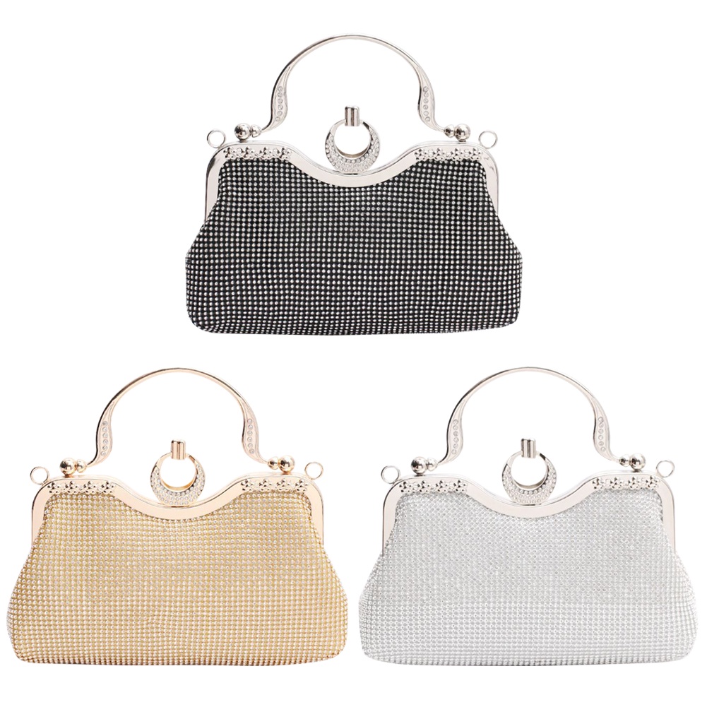 BSequin Clutch Purses for Women Wedding Party Rhinestones Evening ...