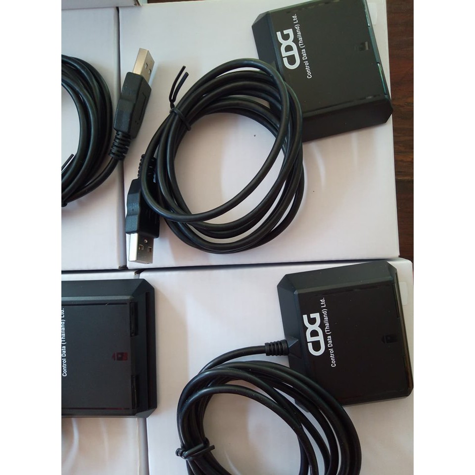 เครื่องอ่านบัตรประชาชน Smart Card Reader รุ่น CDG Feitian SCR301 ...