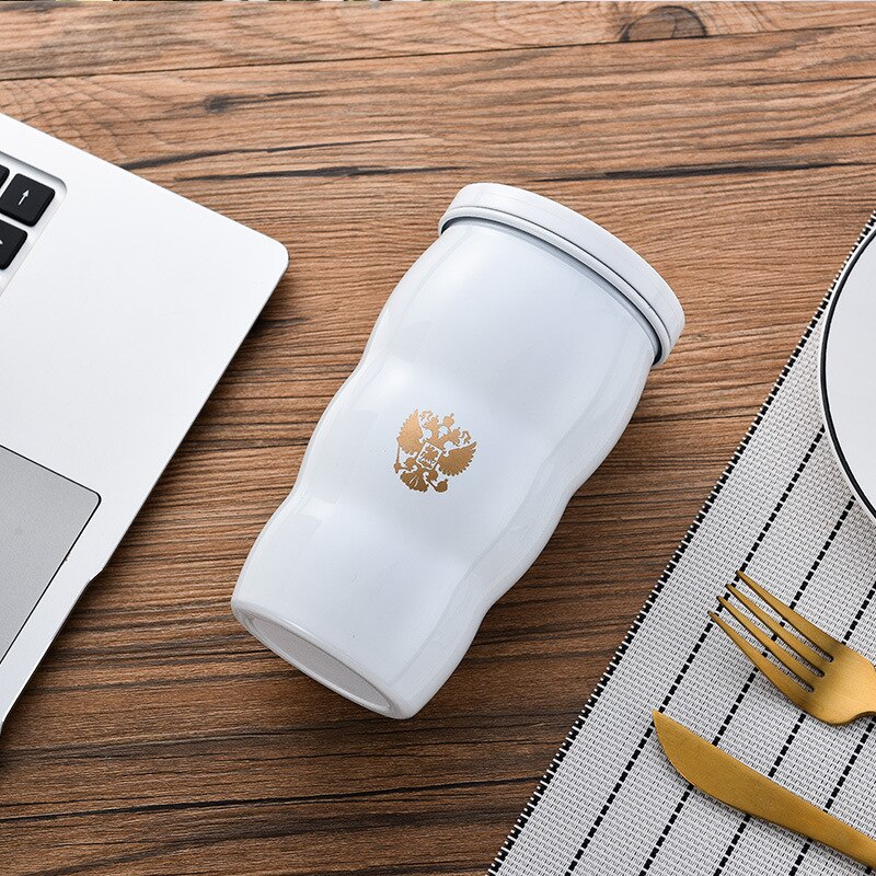 Please COD High-grade Stainless Steel Vacuum Flask Coffee Cup Long-term ...