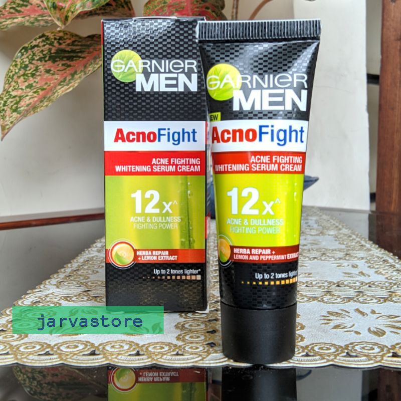 Garnier Acno Fight เซรั่มครีมไวท์เทนนิ่งสําหรับผู้ชาย 20 มล. ...