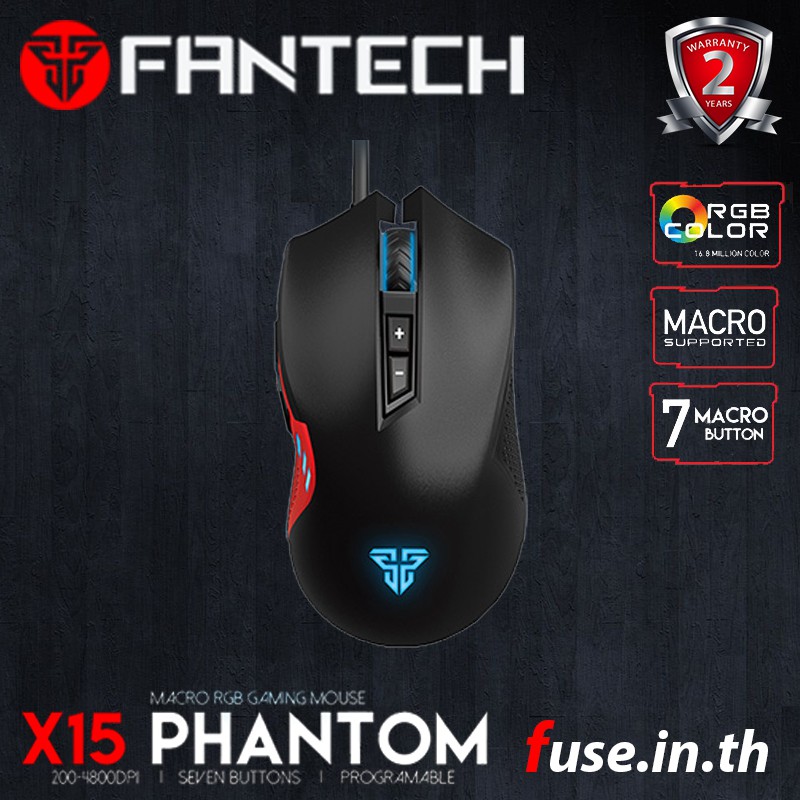 เม้าส์ Fantech X15 Phantom มาโคร | Shopee Thailand