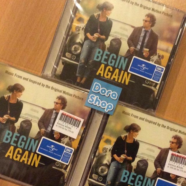 CD เพลงประกอบภาพยนต์ Begin Again | Shopee Thailand
