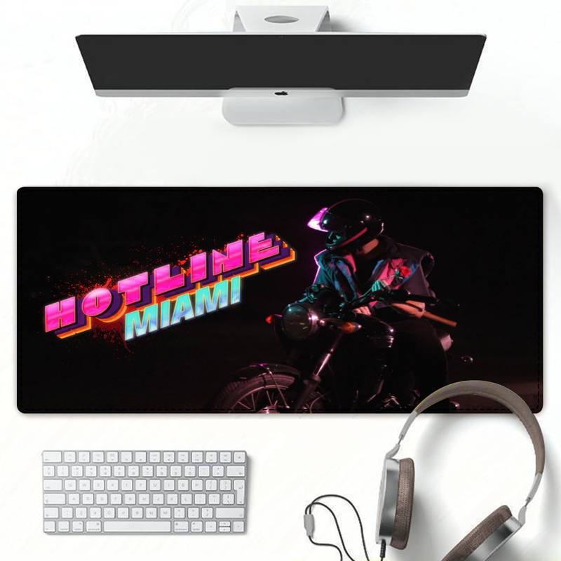 แผ่นรองเมาส์ Funny Hotline Miami Gaming Mouse Pad Gaming MousePad Large ...