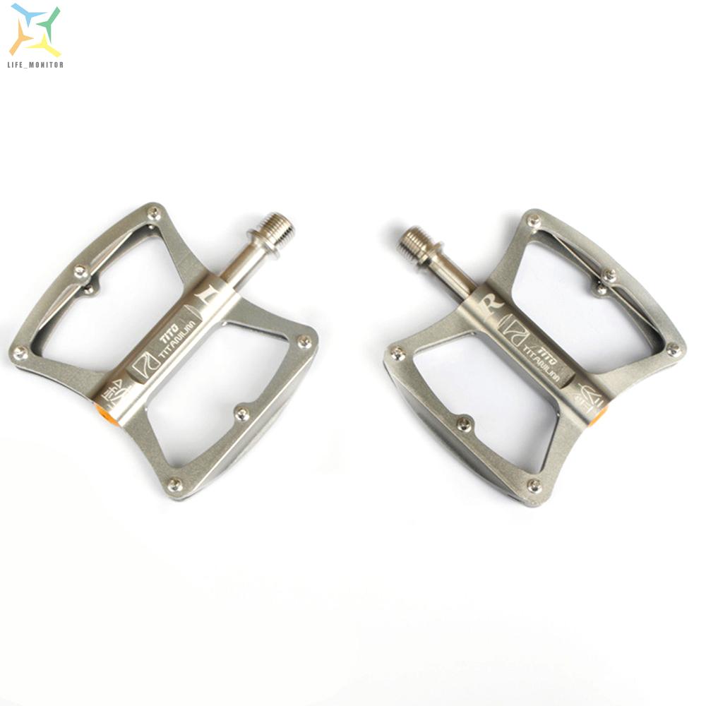 [life]Titanium Alloy Bike Pedals Ultra Light Mountain Bicycle Pedals ...