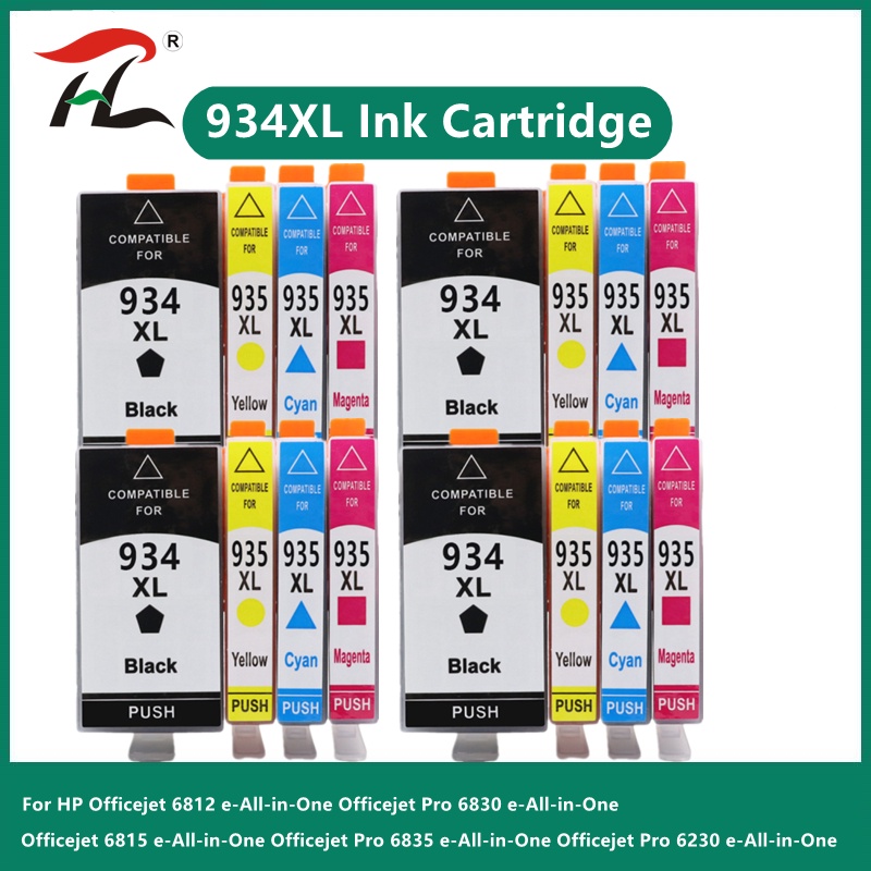 YLC 934XL 935XL Compatible Ink Cartridge Replacement for HP 934 935 for ...