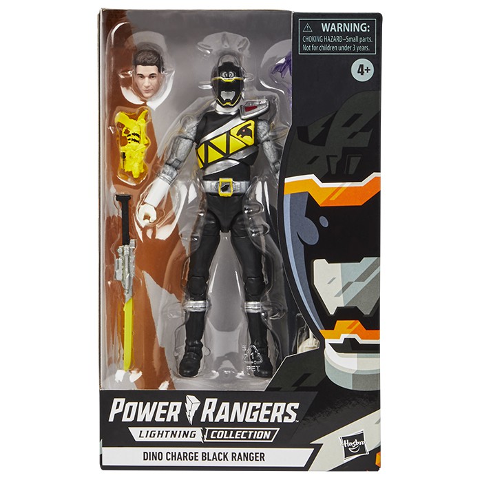 Power Rangers Lightning Collection Dino Charge Black Ranger Figure ...