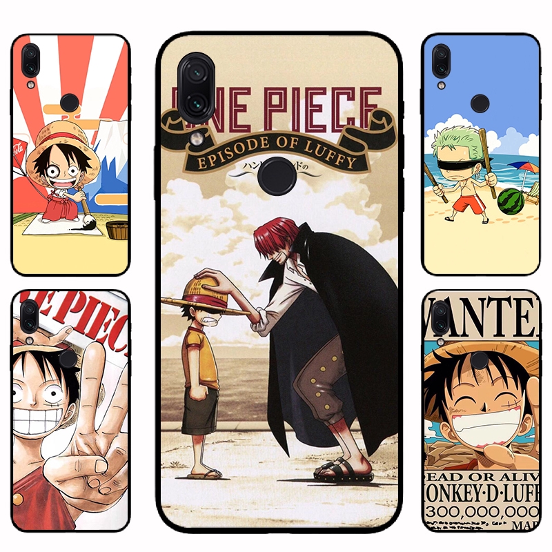 เคสโทรศัพท์มือถือลายการ์ตูนลูฟี่สําหรับ Xiaomi Redmi Note7 7 Note6 6A 5 ...