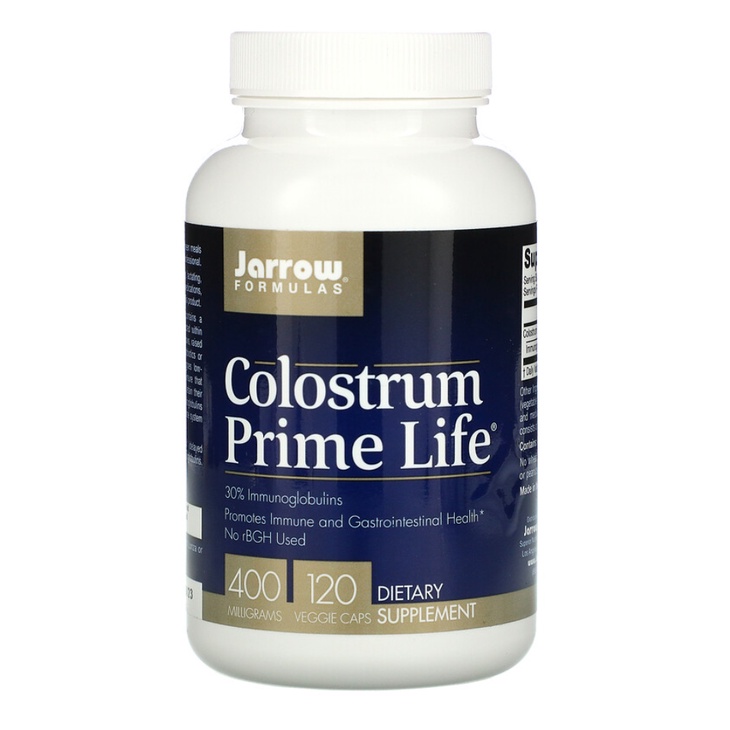 Jarrow Formulas Colostrum Prime Life, 500 mg, 120 Capsules | Shopee ...