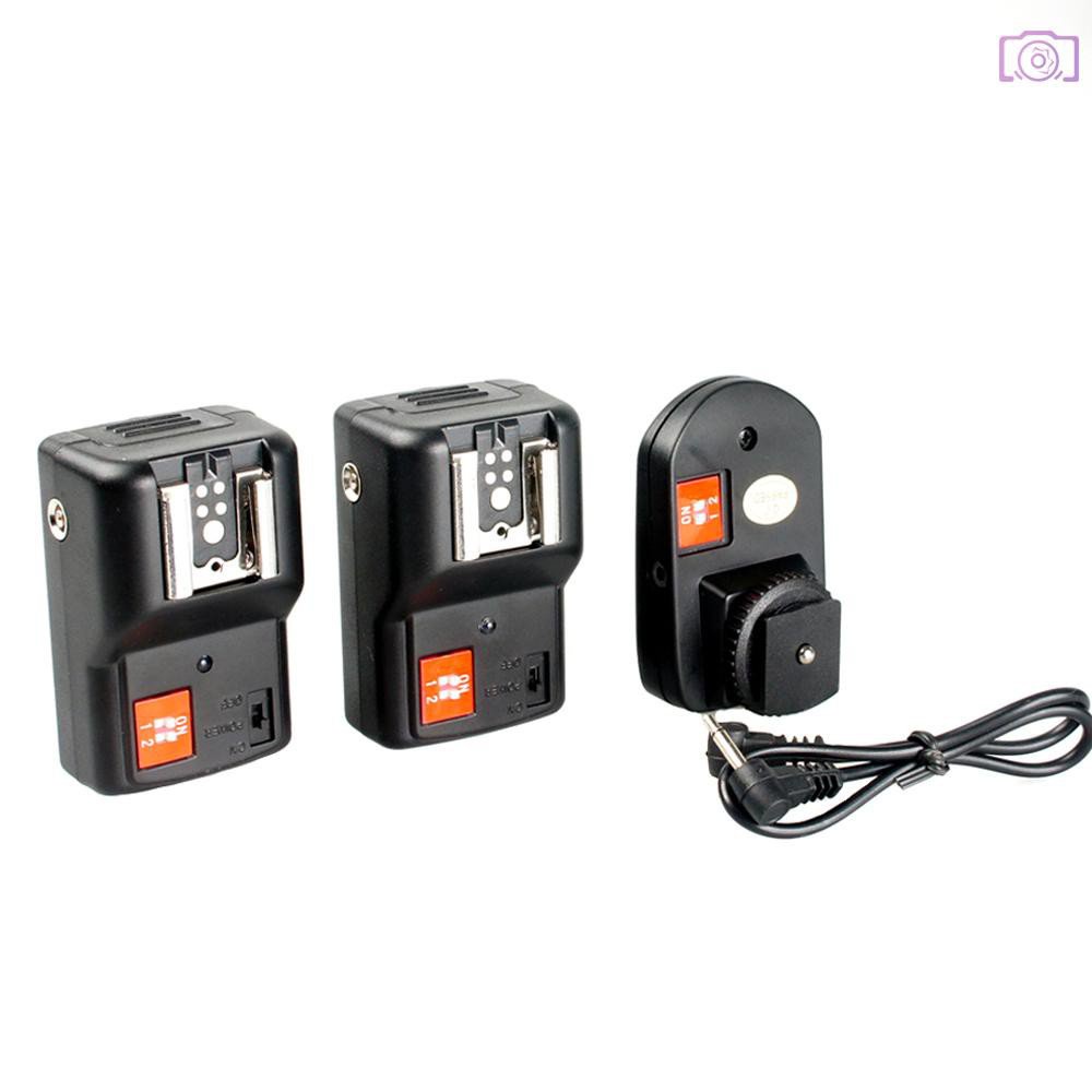 5ICF Oy* PT-04GY 4 Channels Wireless Remote Speedlite Flash Trigger ...