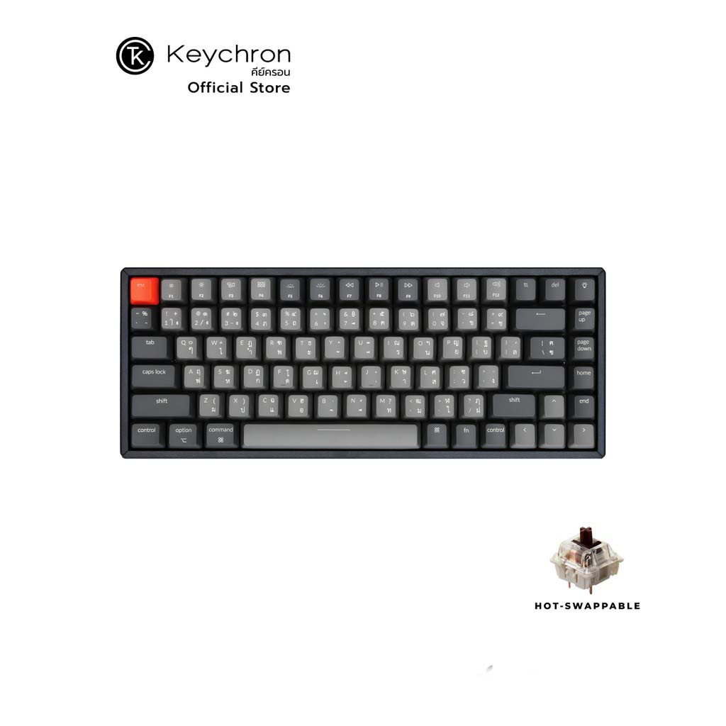 Keychron K2 Wireless Keyboard Thai (คีย์บอร์ดไร้สายภาษาไทยขนาด 75) - keychronthailand - ThaiPick