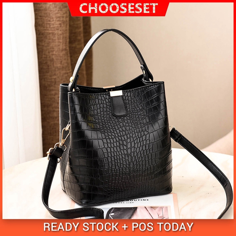 Ready Stock Fashion Women Handbag Bucket Beg Messenger Shoulder Bag for ...