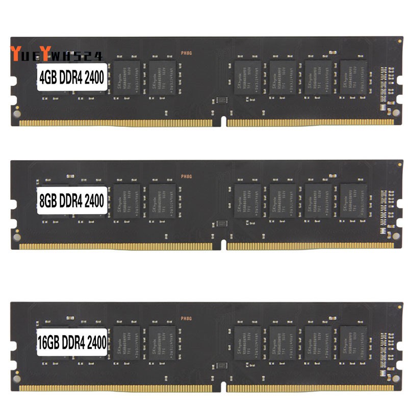 RAM Desktop Memory DDR4 4G 2400MHz 1.5V 288-Pin Computer Memory for ...