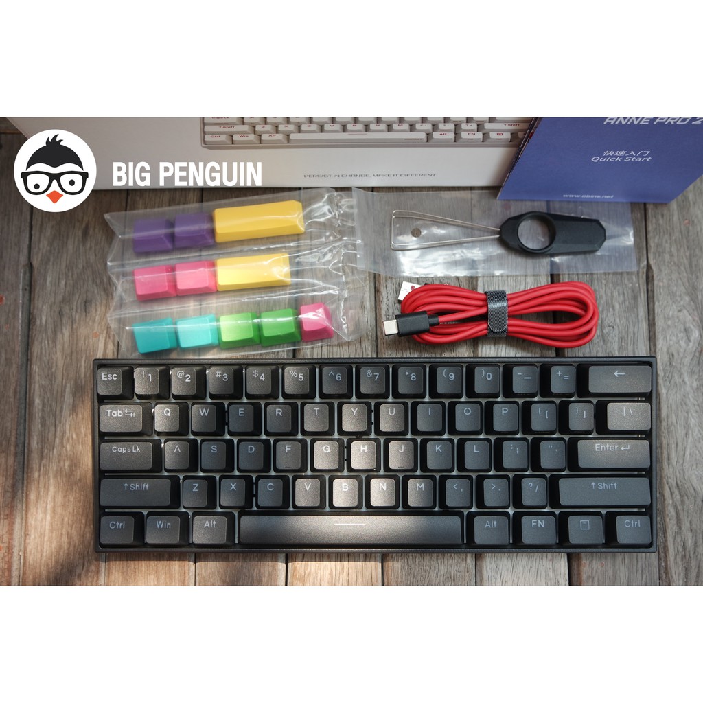 ANNE PRO 2 annepro2 คีย์บอร์ดไร้สาย Bluetooth Mechanical Keyboard ถูกสุดในโลก คีย์บอร์ดไร้สาย ...