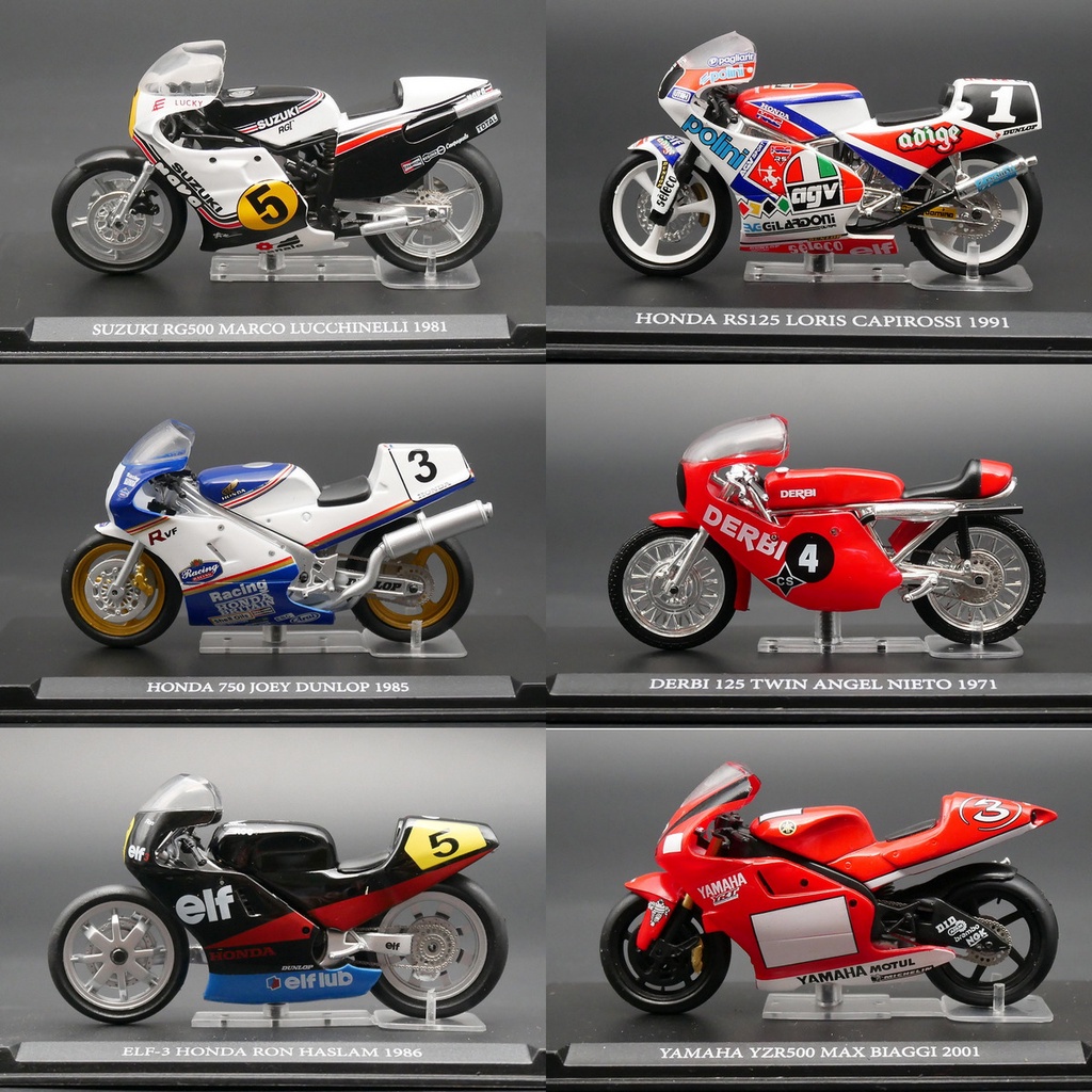 Ixo 124 motorcycle racing toy model Moto GP Honda Suzuki Yamaha Derby ...