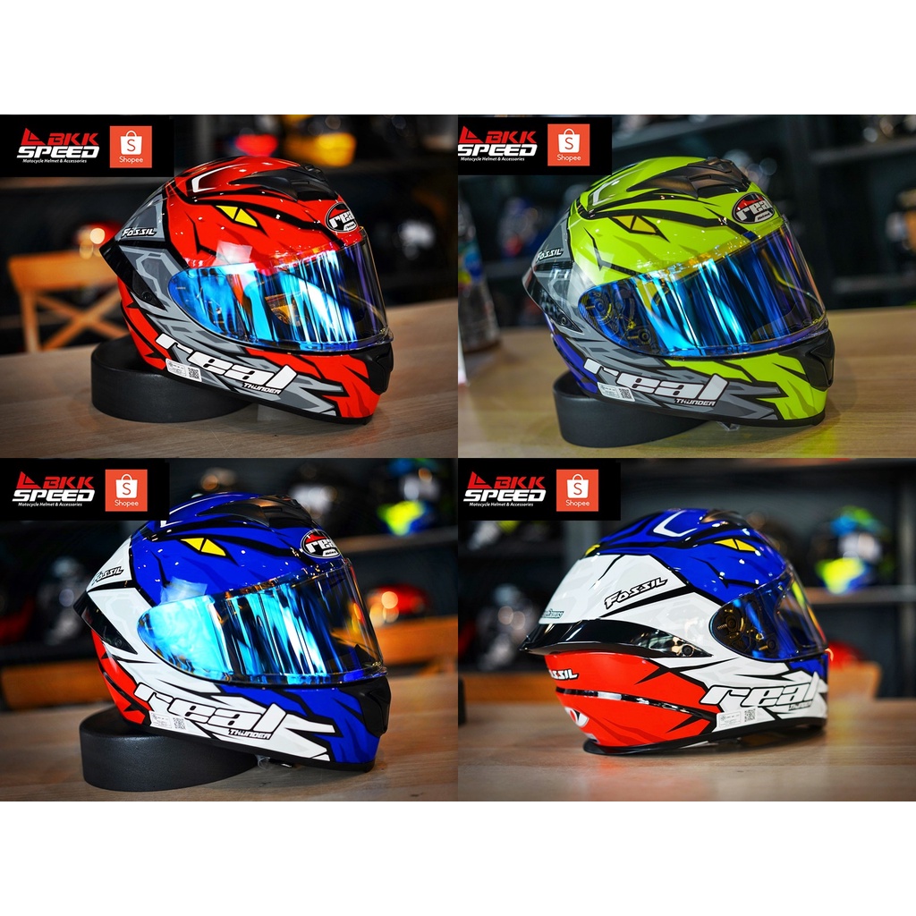 Real Thunder Fossil มีให้เลือก 3 สี Red / Yellow / Blue | Shopee Thailand