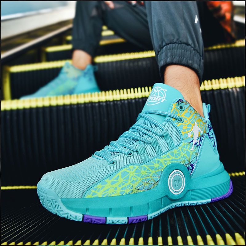 Los Angeles Number 24 Basketball Shoes Breathable Wear-resisting High ...