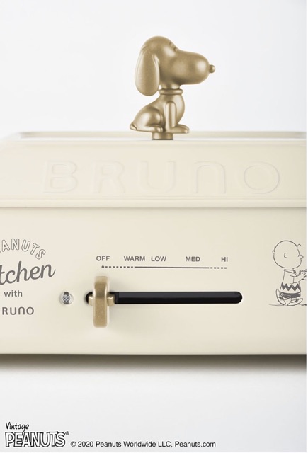 ใหม่พร้อมส่ง Snoopy x Bruno Compact Hot Plate สีทอง เตาไฟฟ้าอเนกประสงค์ ...