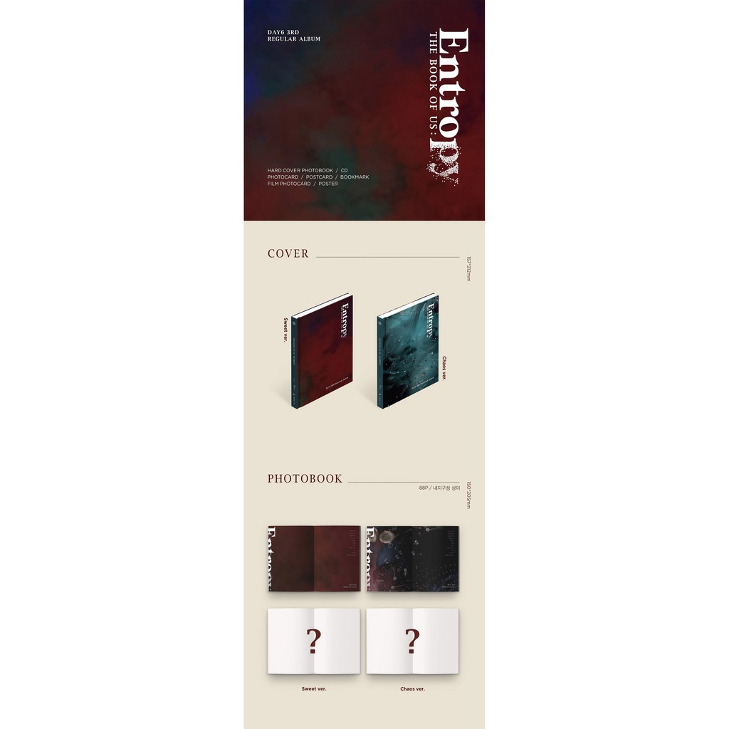 Day6 3rd อัลบั้ม - The Book Of Us Entropy - kiyeomarket.th - ThaiPick
