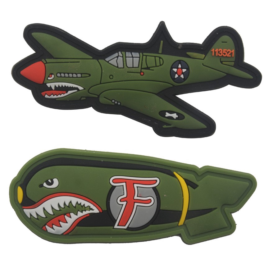 SMILE DROPPING F BOMB PATCH NEW BIKER WW2 SPITFIRE Aircraft US FLYING TIGERS AIR FORCE jacket ...