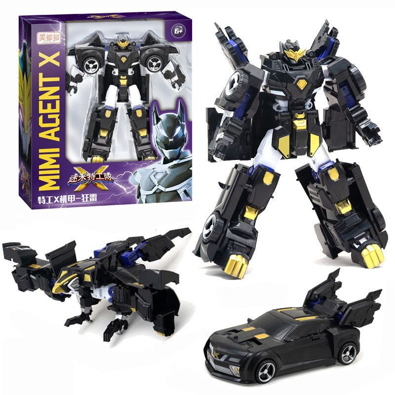รุ่น:MiniForce X Transformer Ray Action Figures Mini Agent X | Shopee ...