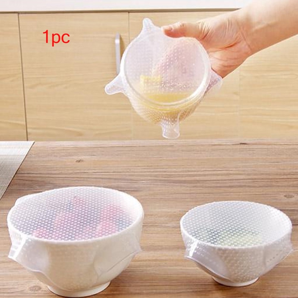 Vacuum Clear Fresh Silicone Storage Multifunctional Seal Cover Kitchen ...