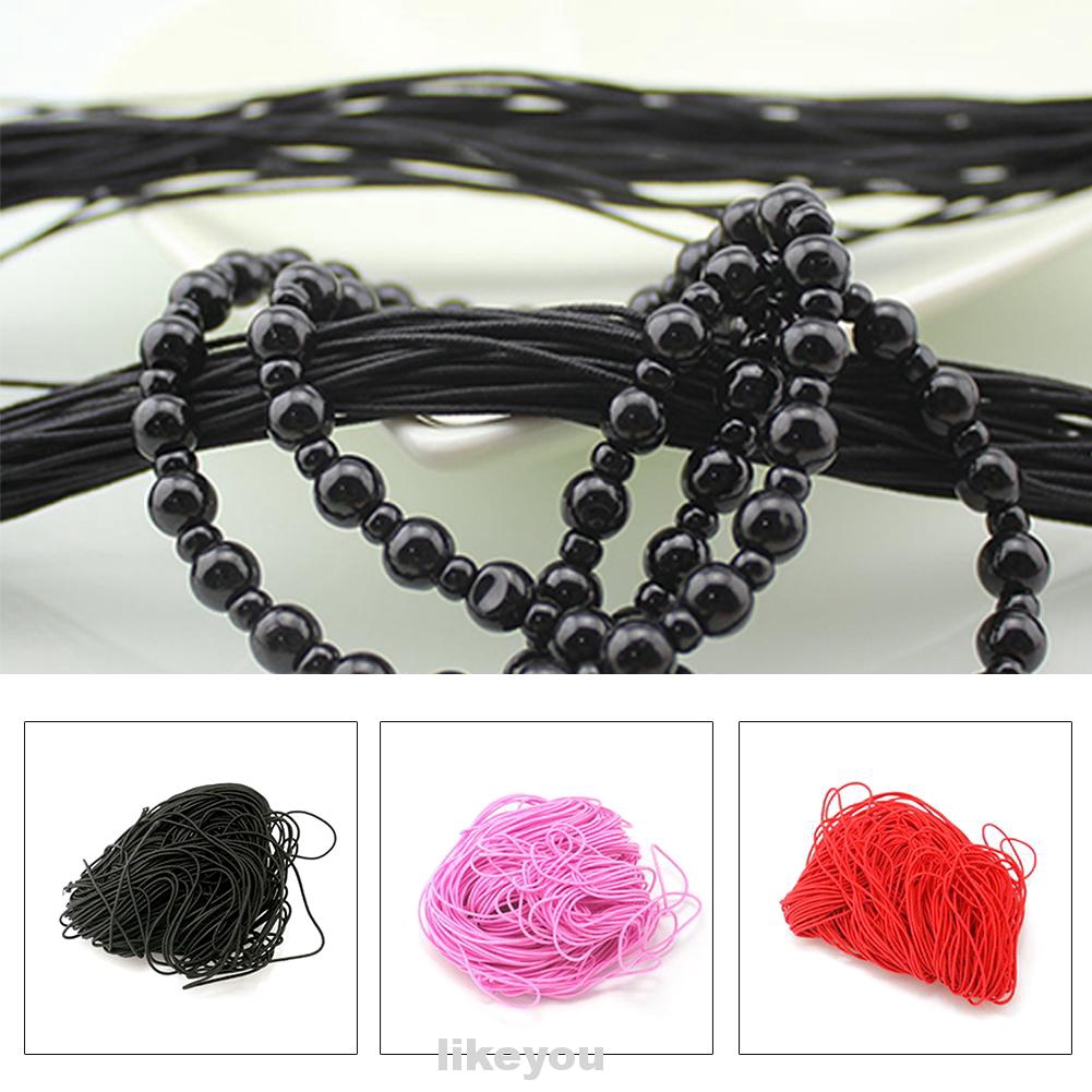 25M Dia 1mm Strong Stretch Elastic Wire rope Bracelet Necklace Findings ...