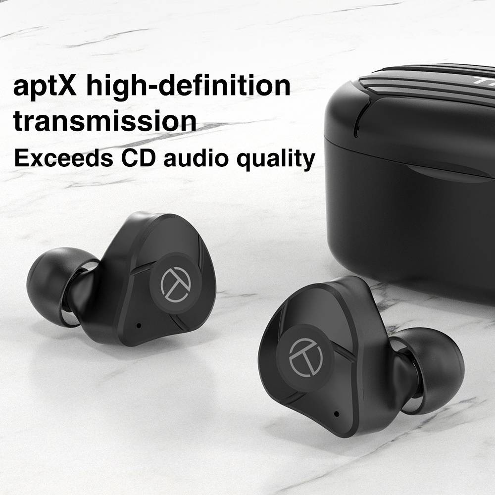 wTRN T300 TWS 2BA1DD 5.2 Fone Bluetooth-compatible Earphones True ...