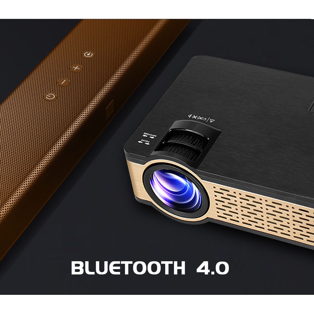 ALSTON W5 HD Projector 4000 Lumens Android WIFI Bluetooth Portable Home ...