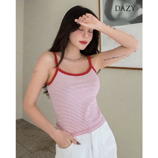 พร้อมส่ง DAZY เสื้อสายเดี่ยว ลายทาง - dress.upp - ThaiPick