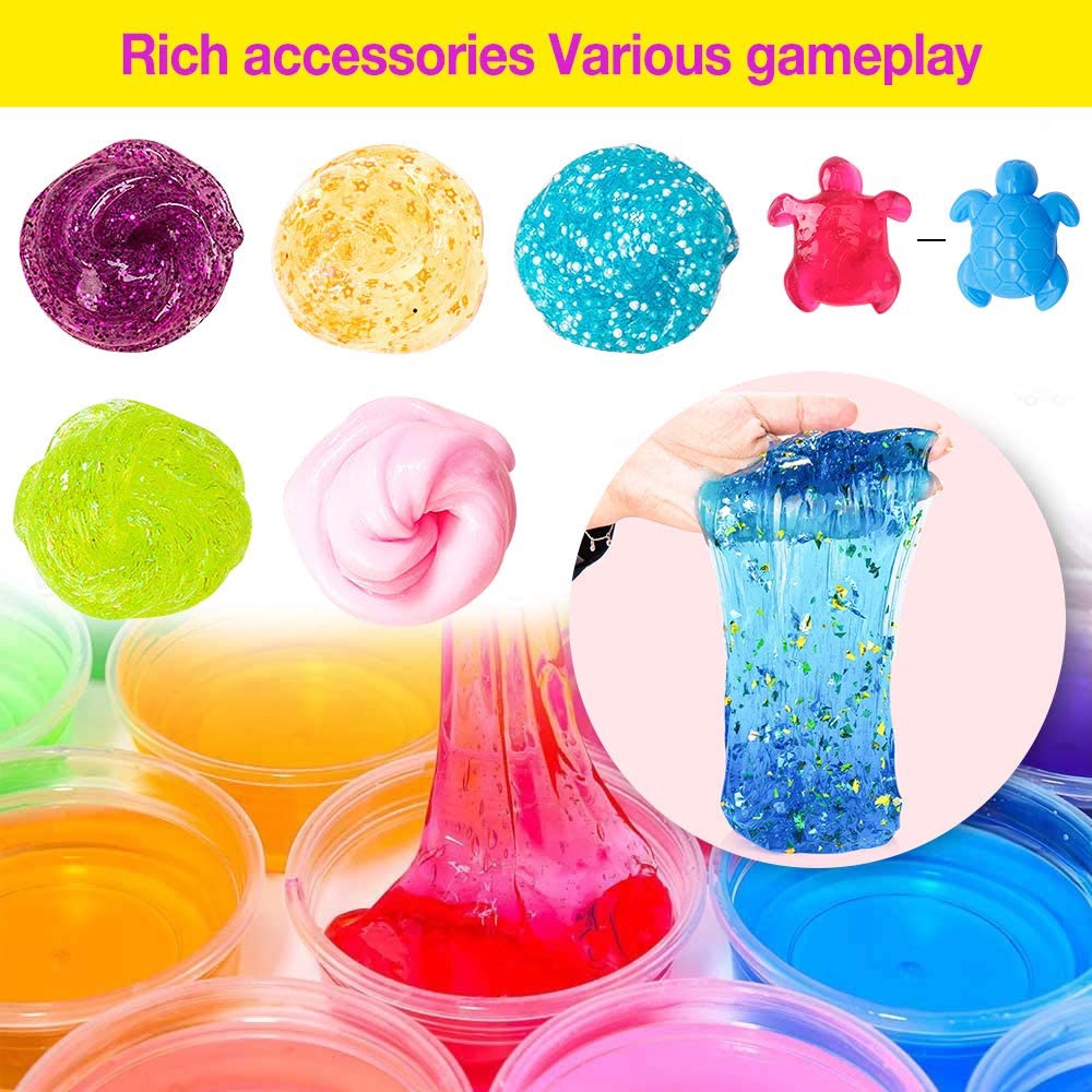 Unicorn Clay Slime Kits DIY Slime Kit For Girls Boys Ultimate Glow ...