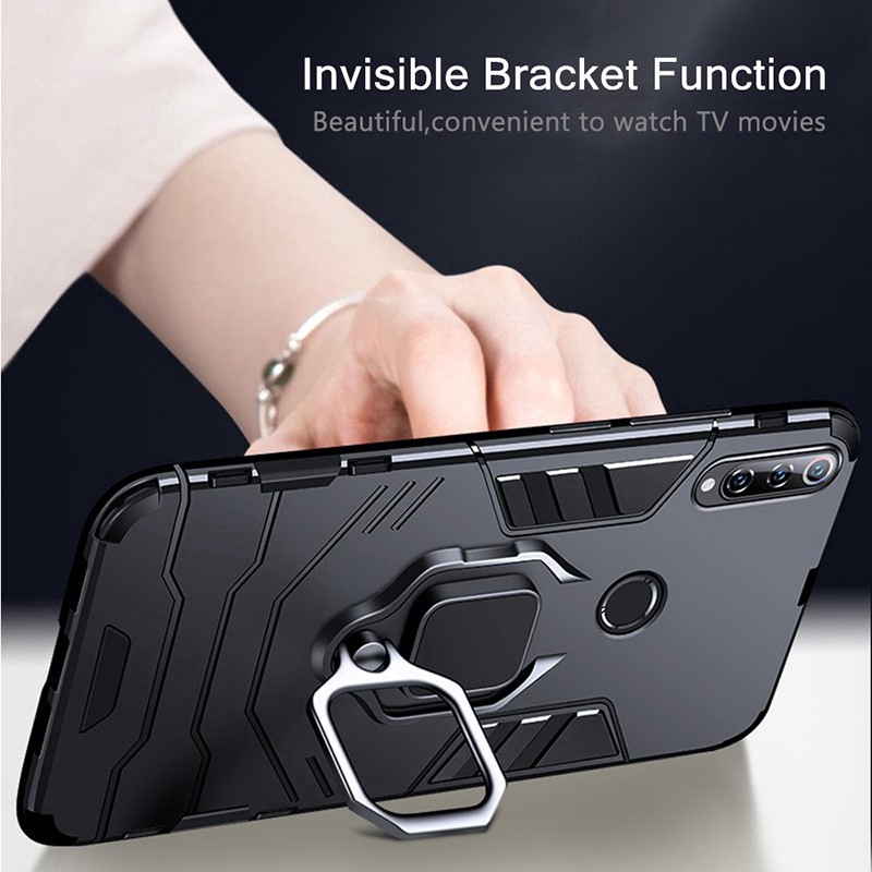 เคสมือถือกันกระแทกรถที่วางแหวนแม่เหล็ก Hybrid 2 IN1 Case Xiaomi 10Lite ...