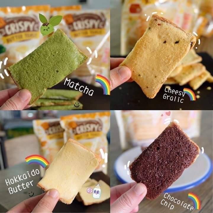 ขนมปังเนยอบกรอบ - Coky Crispy butter toast by พี่พอส ขนาด 80 กรัม ...