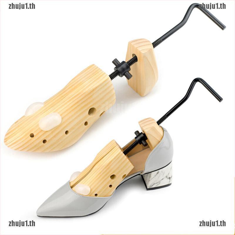 [Zhuju1] Unisex women men wooden adjustable 2-way shoe stretcher shoe ...