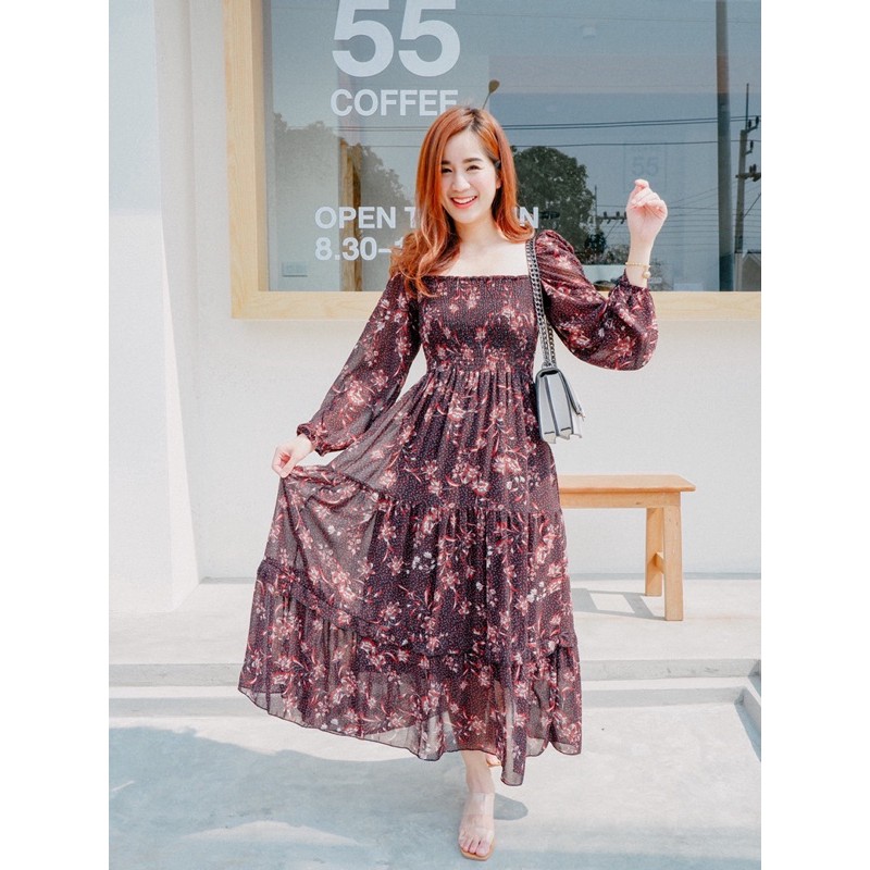 LISA DRESS by KORRA ลิซ่า เดรส เดรสยาวมีซับ - korrabags - ThaiPick