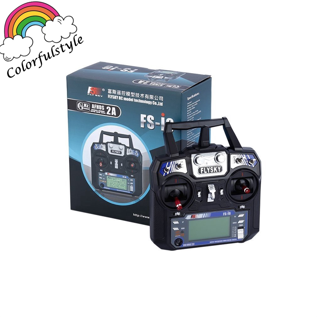 พร้อมสต็อก Flysky FS-I6 2.4 กรัม 6CH Transiter วิทยุ RC รีโมทพร้อม ...