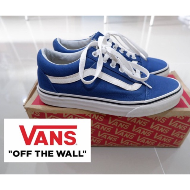 Vans Old Skool Canvas True Blue แท้ 100% - jjipyp - ThaiPick