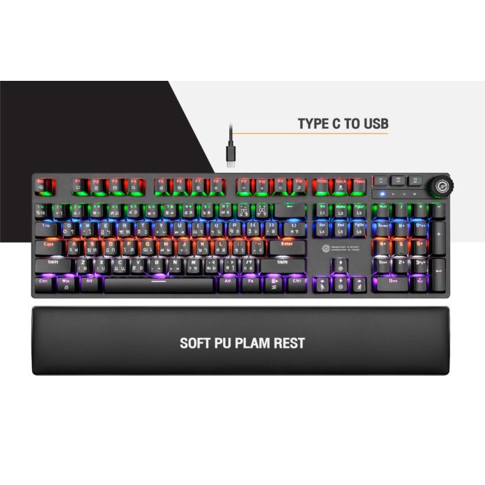 คีย์บอร์ดเกมส์มิ่งNeolution E-Sport TERRABLADE Gaming Blue Switch ...