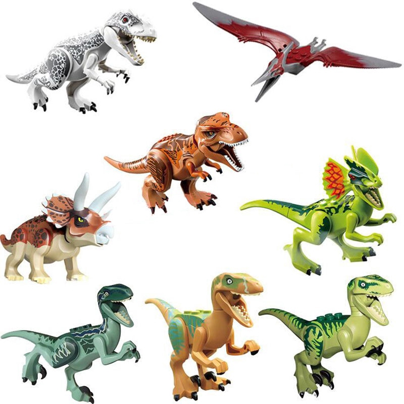 Jurassic World Dinosaur Building Blocks Baby Enlighten Toys Compatible ...