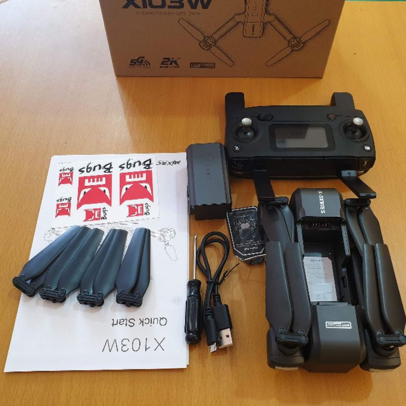 MJX X103W 5G WIFI FPV พร้อม 2K กล้อง GPS Follow Me พับเก็บได้ โดรน RTF - kentiya2001 - ThaiPick