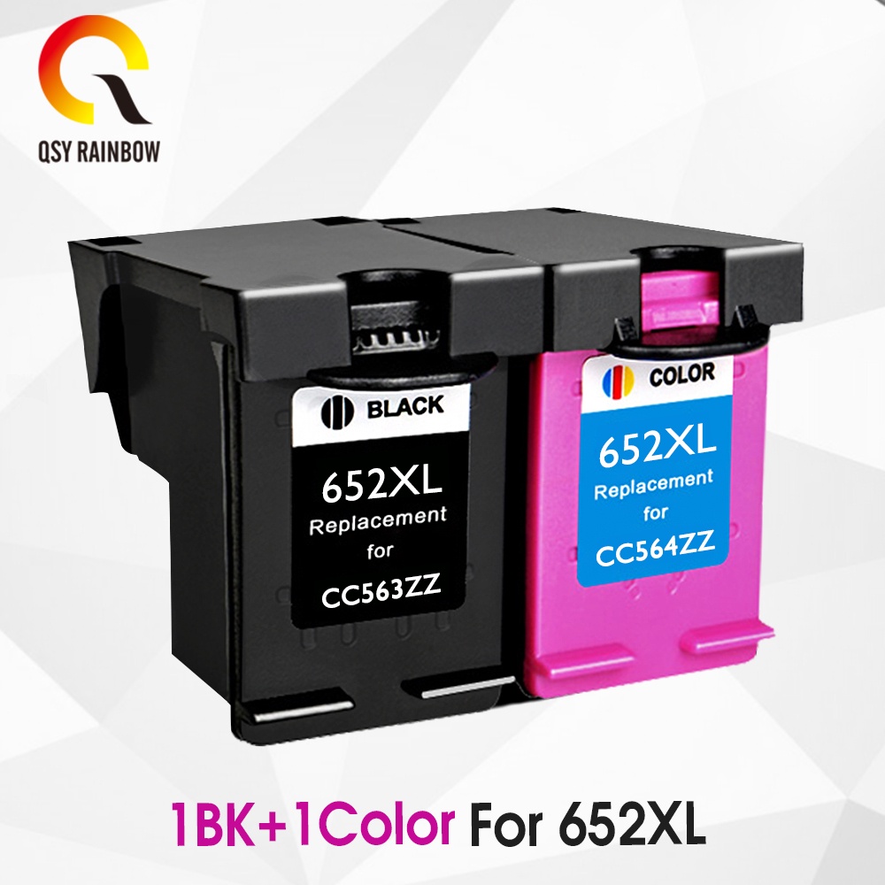 QSYRAINBOW 652XL ink cartridge replacement for hp652 HP 652 XL for HP ...