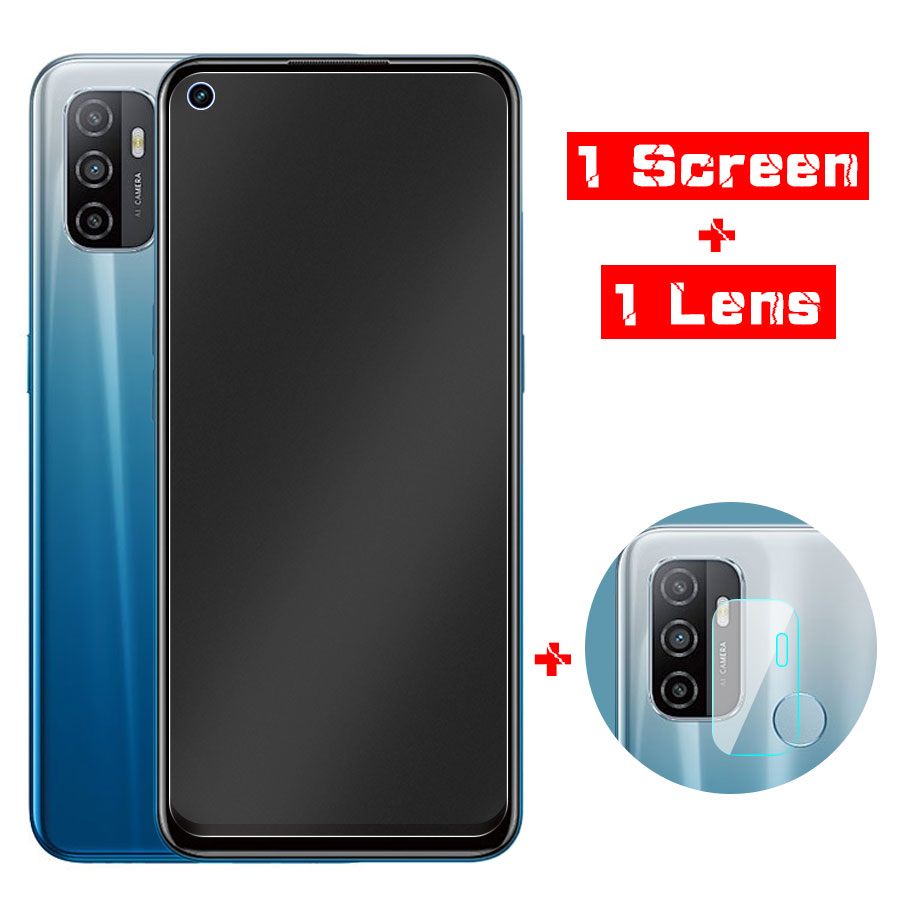 ฟิล์มกระจกนิรภัยกันรอยหน้าจอสําหรับ Oppo F5 F7 F9 F11 Pro A3S A5S A15 A53 A93 A12 A12E A31 A52 ...