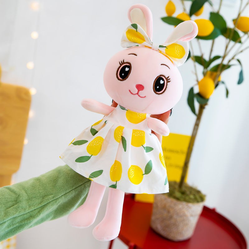 Plush Toy Rabbit Cute Bed Girl Princess Cute Queen Little Bunny Doll ...