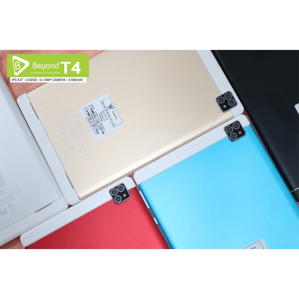 (ฟรีของแถม) แท็บเล็ต Beyond T4 (332GB) จอ 8 นิ้ว แบตเตอรี่ 4500 mAh ...