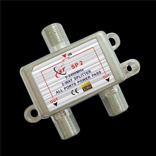 HOOM 5-2400 MHz SMATV Splitter พอร์ตสัญญาณจ่ายผ่านสัญญาณโทรทัศน์ทั้งหมด ...
